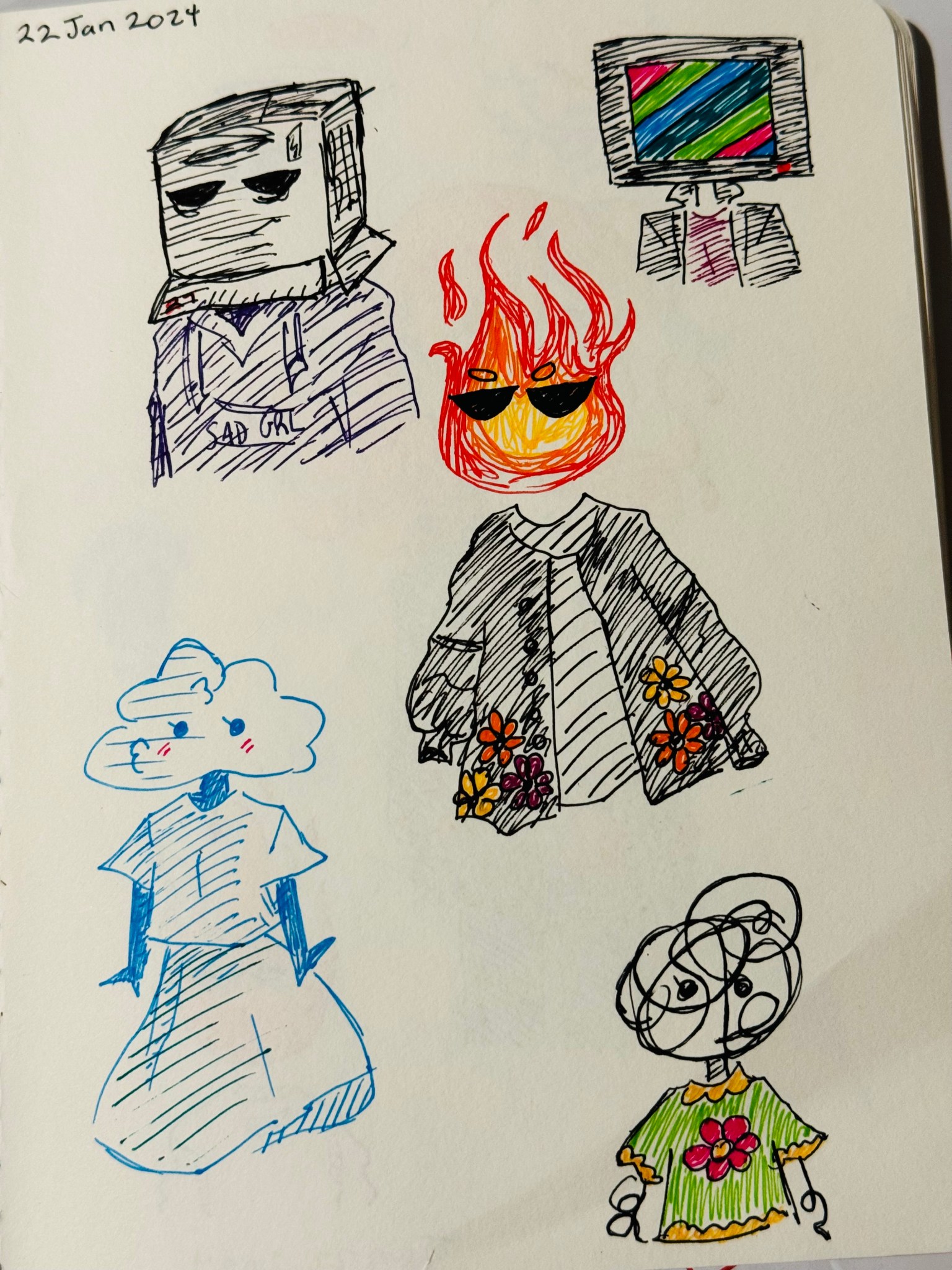 Character Sketches – The Writing Artist